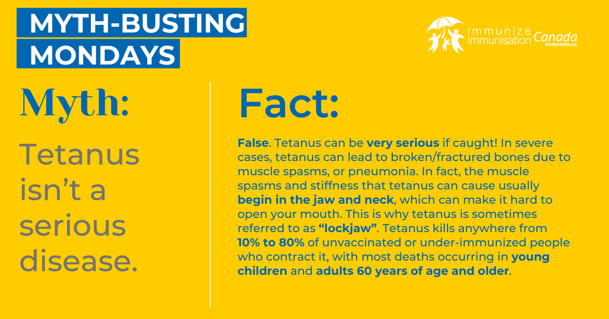 Tetanus | immunizecanada